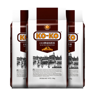 KO-KO国际红版茉莉香米10kg*3