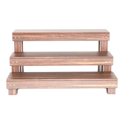 清仓加宽实木花架脚踏凳地台垫高