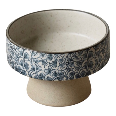 手作银杏高足点心盘果盘