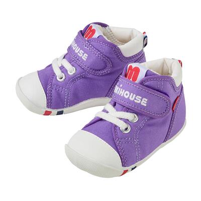 MIKIHOUSE人气经典帆布抗菌抗病毒学步鞋男女兼用一段二段童鞋