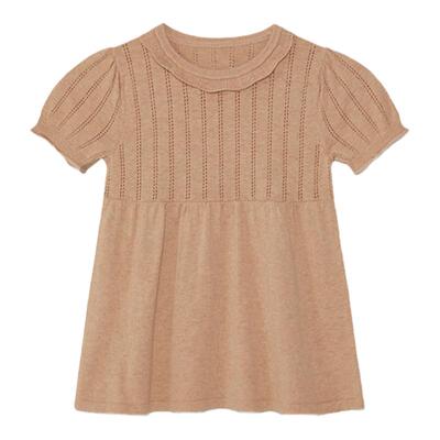 女宝宝夏季连体衣棉麻轻薄透气