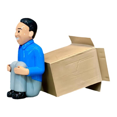 JoanCornellà快递箱搪胶公仔