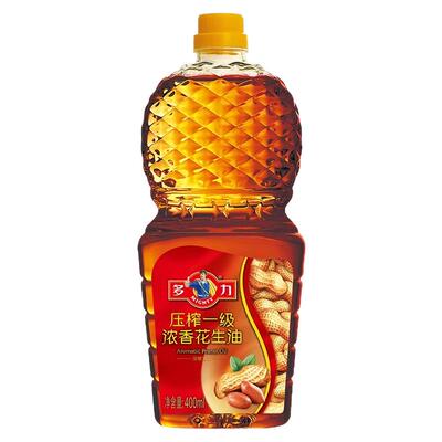 【官方旗舰】多力浓香花生油400ml