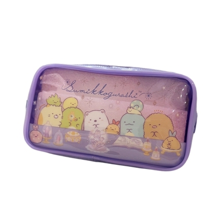 日本进口角落生物透明笔袋