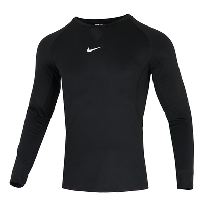 Nike耐克男装2025冬季新款运动训练健身衣跑步长袖T恤FB7920-010