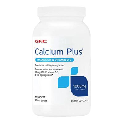 GNC健安喜钙片1000mg180粒