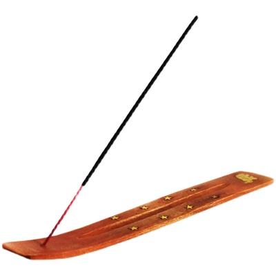 印度进口纯手工铜饰菩提木香板