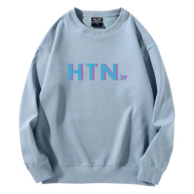 加绒柔顺亲肤保暖圆领卫衣