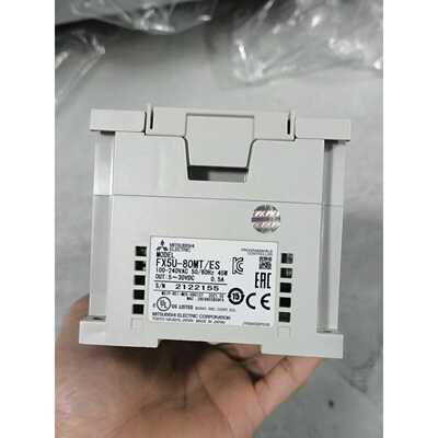 询价下单三菱PLC FX5U-80MT/ES，原装拆机件，成色几乎全