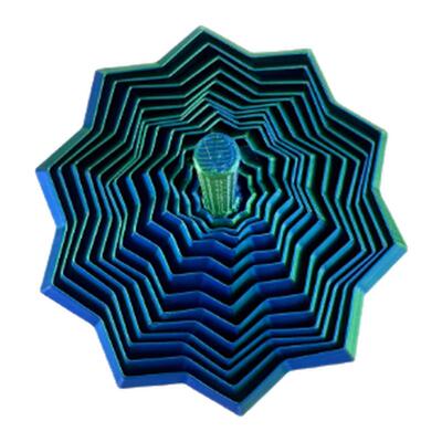 3D打印视玩具错觉折叠多边形萝卜塔解压螺旋立体桌面摆件