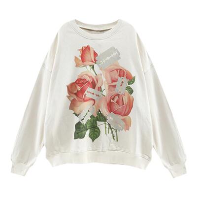 干枯玫瑰上衣vintage复古港味