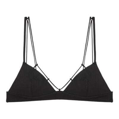 HER SENSES/何识律动系列自然聚拢系绳环保薄三角杯文胸B141