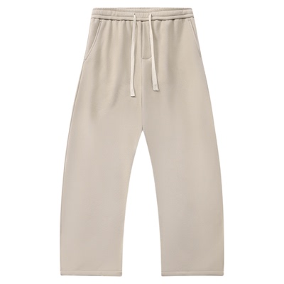 GWIT加绒卫裤休闲裤弯刀裤男