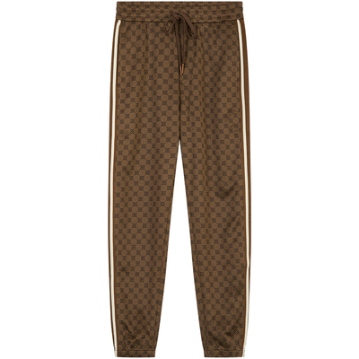 BM轻奢复古满花卫裤男