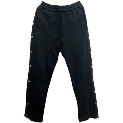 烦恼的Octopusl潮牌秋季直筒排扣卫裤高街fog休闲运动裤子长裤男