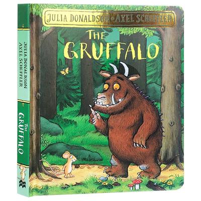 英文原版The Gruffalo 咕噜牛儿童英语启蒙进口绘本纸板书Julia Donaldson大王茱莉亚作品插画大师阿克塞尔作品经典图画故事书