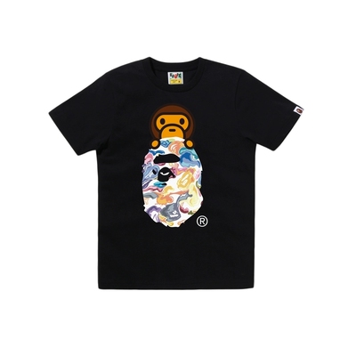 BAPEArtCamoBABYMILO猿人T恤