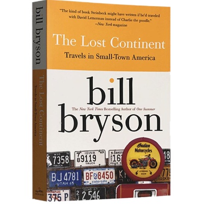 The Lost Continent 失落的大陆 美国小城之旅 英文原版 布莱森旅行随笔系列 Bill Bryson 万物简史作者 全英文版进口英语文学书籍