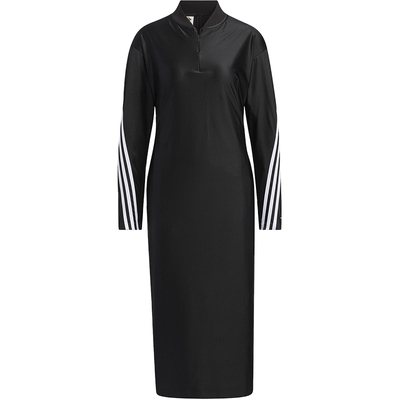 Adidas/阿迪达斯正品W SGY DRESS女士侧开叉长袖连衣裙JF6666