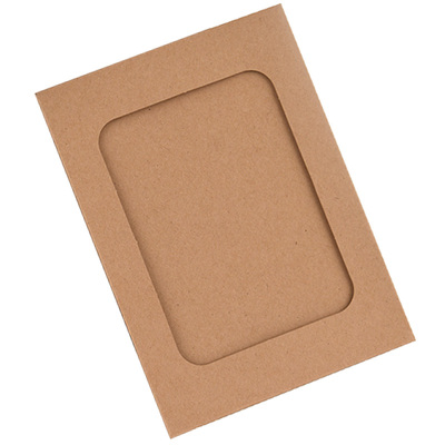 创意挂墙6寸纸相框复古牛皮纸diy