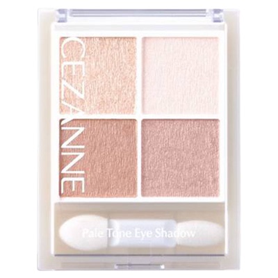 日本CEZANNE倩丽四色眼影01020304透明感盘修饰眼部