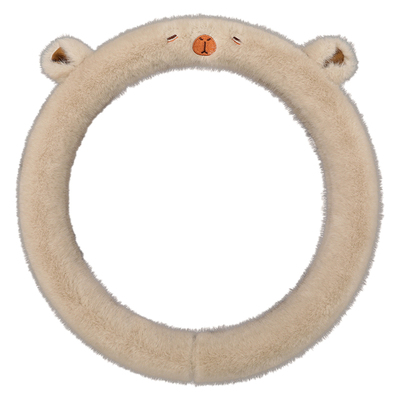 方向盘保护套冬季保暖防滑毛绒套