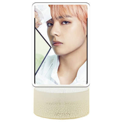 16彩遥控防弹少年团明星周边夜灯