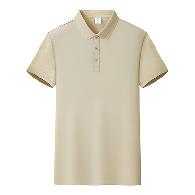 雪中飞翻领短袖弹力T恤男2026春季新款商务休闲薄透气短袖polo衫