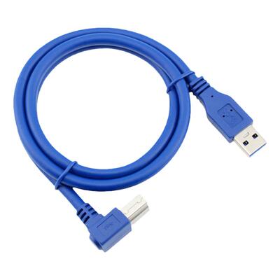 USB3.0方口弯头数据线打印机