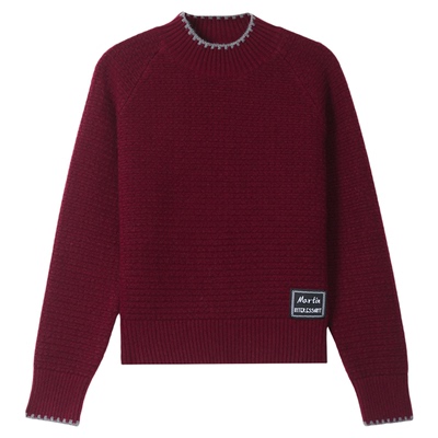 恒源祥女秋冬半高领羊毛打底衫