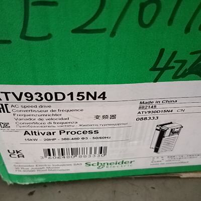变频器ATV930D15N4，15kW功率，4台议价