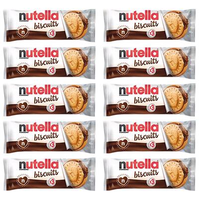 德国进口费列罗Nutella能多益巧克力酱榛子夹心饼干办公室零食品