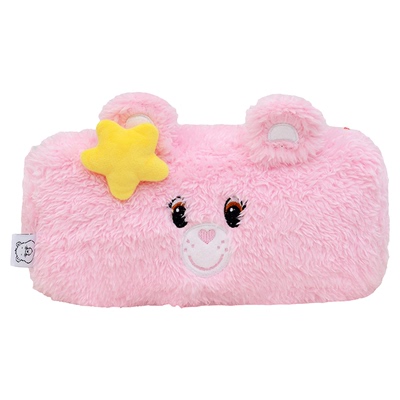 正版爱心小熊星星系列毛绒笔袋