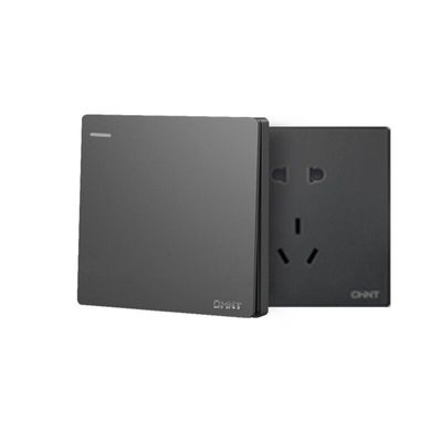 正泰卡式五孔插座2y遮挡家用暗装