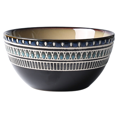 玉泉多瑙河餐具陶瓷碗碟盘子家用碗筷组合汤碗面碗吃饭碗单个菜盘