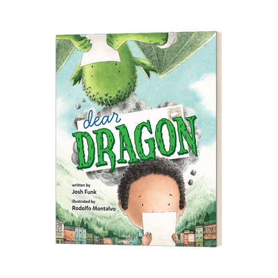 英文原版 Dear Dragon A Pen Pal Tale 亲爱的龙 一个笔友的故事 4-8岁儿童绘本 Josh Funk 精装 英文版 进口英语原版书籍