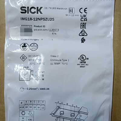 全新SICK西克接近传感器IMG18-12NPSZU2S，匈