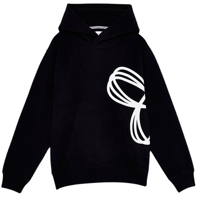 侧边大标连帽卫衣aritzia