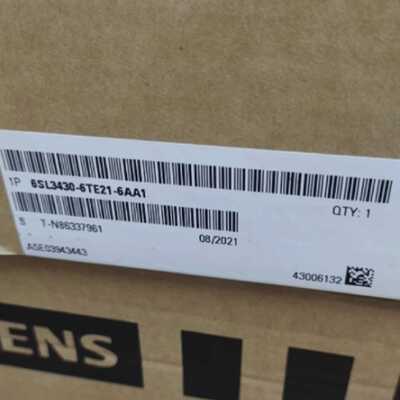议价6SL3430-6TE21-6AA1西门子全新原装S120电源6SL34306TE216AA1