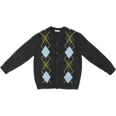 TRHOMME复古开衫长袖针织毛衣