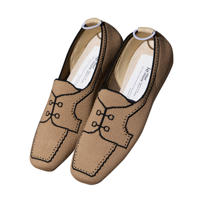 Le'Murmure3D无缝飞织便士鞋