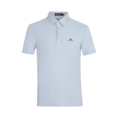 BRAUN BUFFEL/布兰施男士商务翻领T恤透气通勤短袖POLO衫内衬T