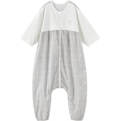 英氏婴儿睡袋男女宝宝圆领有机棉