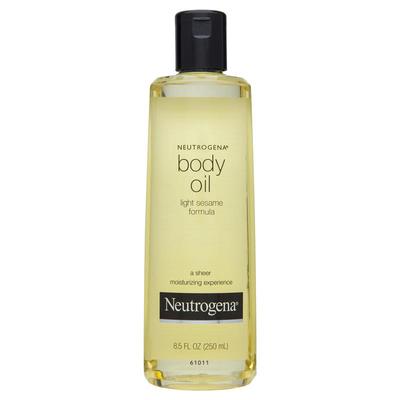 现货澳洲Neutrogena Body Oil露得清芝麻身体油润肤油 250ml