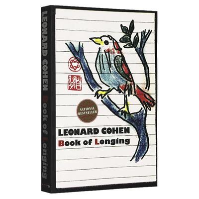Book of Longing 预定的向往 渴望之书 英文原版诗歌集 与鲍勃迪伦并称的诗人莱昂纳德科恩 英文文学 英文版进口英语书籍