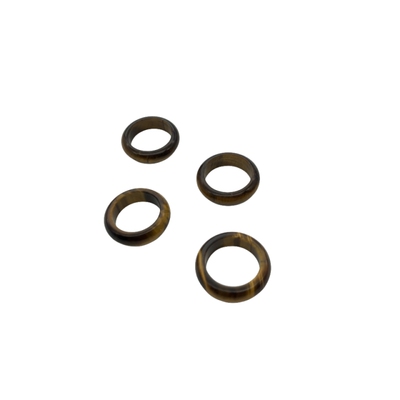 天然虎眼石新中式素圈戒指高级感