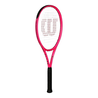 威尔胜Wilson Clash 100L V2霓虹粉色网球拍少女粉巴黎限定网球拍