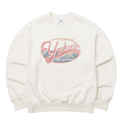 MLB男女同款休闲圆领卫衣套头衫