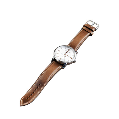 斑鸠马克表带复古渐变小牛皮定制
