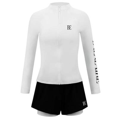 BE范德安分体泳衣女长袖防晒速干